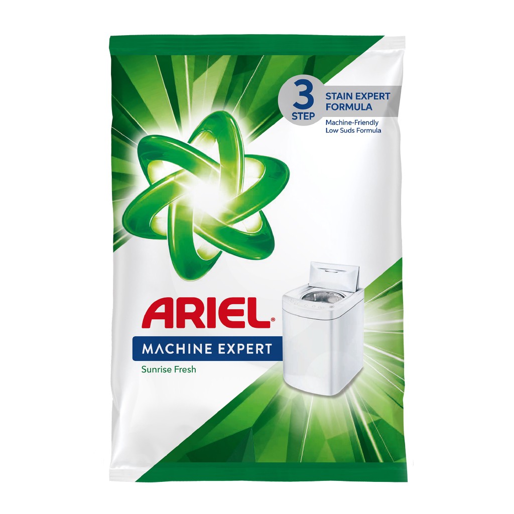 Ariel Powder Detergent Machine Expert Sunrise Fresh Bag (865g) | Shopee ...