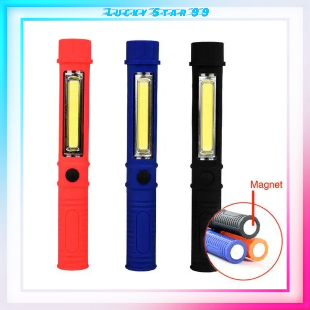 Multi-purpose Flashlight work lamp with Magnet | Shopee Philippines