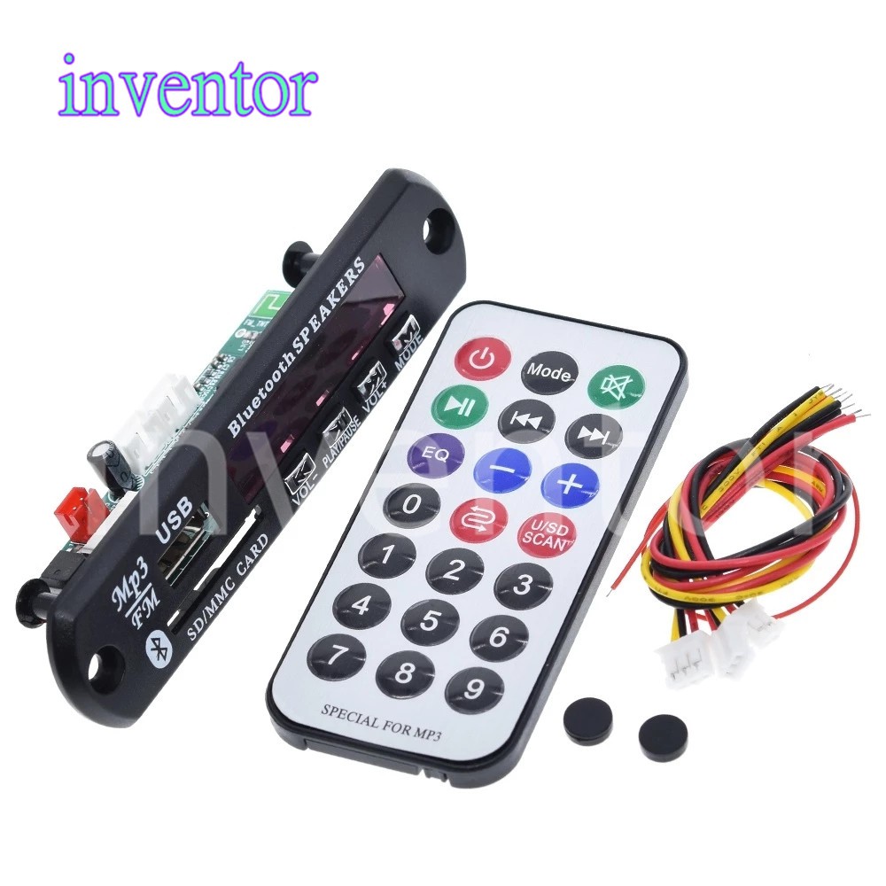 Newest Arrival Wireless Bluetooth 12V MP3 WMA Decoder Board Audio ...