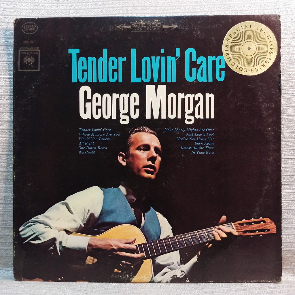 George Morgan - Tender Lovin' Care - Vinyl Record Plaka LP Album ...