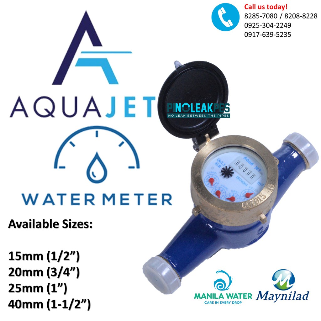 Aquajet Water Meter for Commercials & Residentials | Shopee Philippines