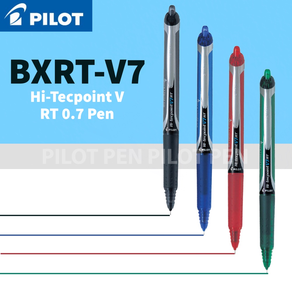 Pilot BXRT-V7 Hi-Tecpoint V RT 0.7 Pen | Pilot Pen | Shopee Philippines