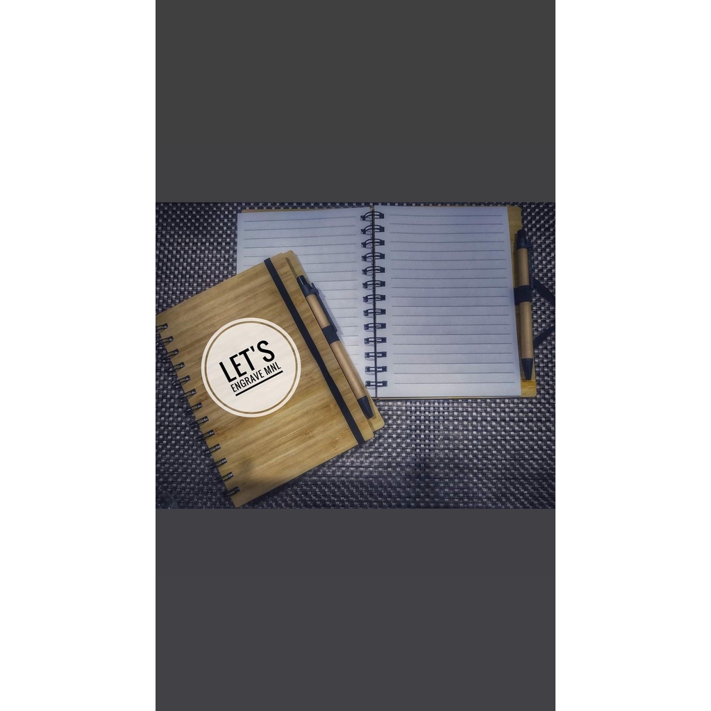 Personalized Bamboo Notebook | Shopee Philippines