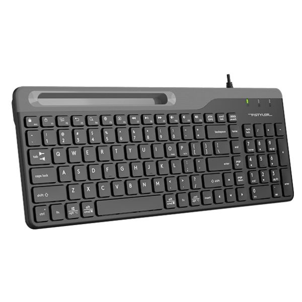 A4Tech Fk25 2-Section Compact Keyboard Slim USB Black | Shopee Philippines
