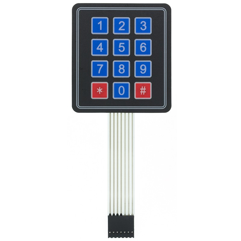 4 12 16 20 Key Button Membrane Switch 1x4 3x4 4x4 4x5 Keys Matrix Array ...