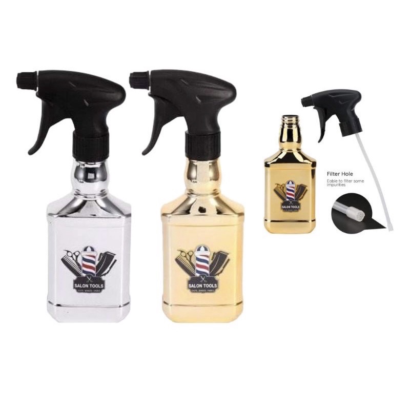 Barber Spray Gold Silver Barber Sprayer ( HIGH END QUALITY MIST ...
