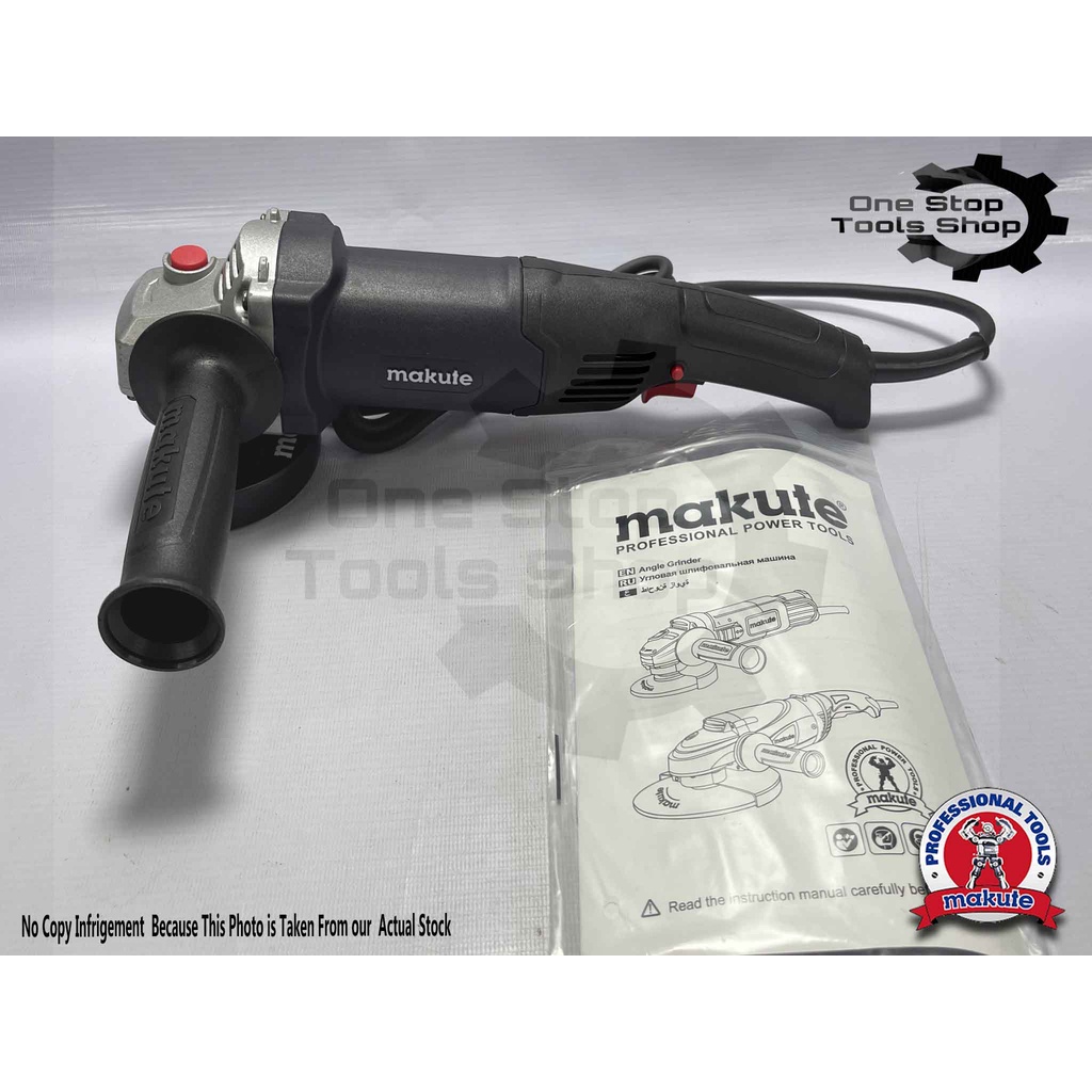 ONE STOP TOOLS SHOP ORIGINAL MAKUTE HEAVY DUTY Electric Angle Grinder 850w (COD) | Shopee ...
