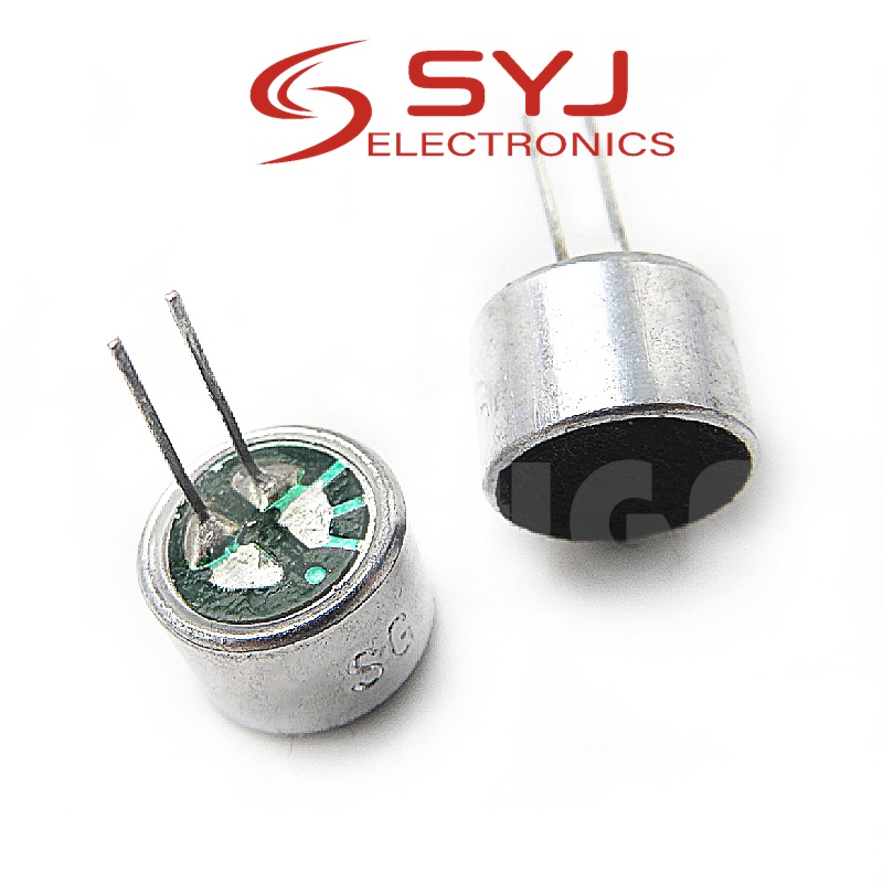 10 PCS 2 Pin 9*7mm 9.5mm Dia MIC Capsule electret condenser Pickup ...