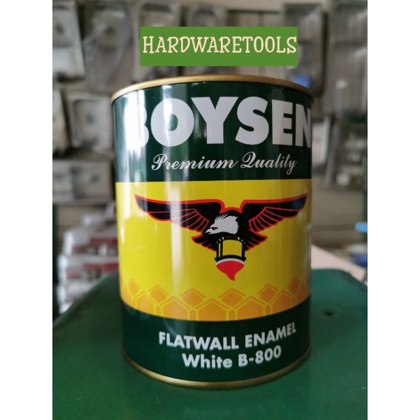 Boysen Flat Wall Enamel B800 1 Liter | Shopee Philippines