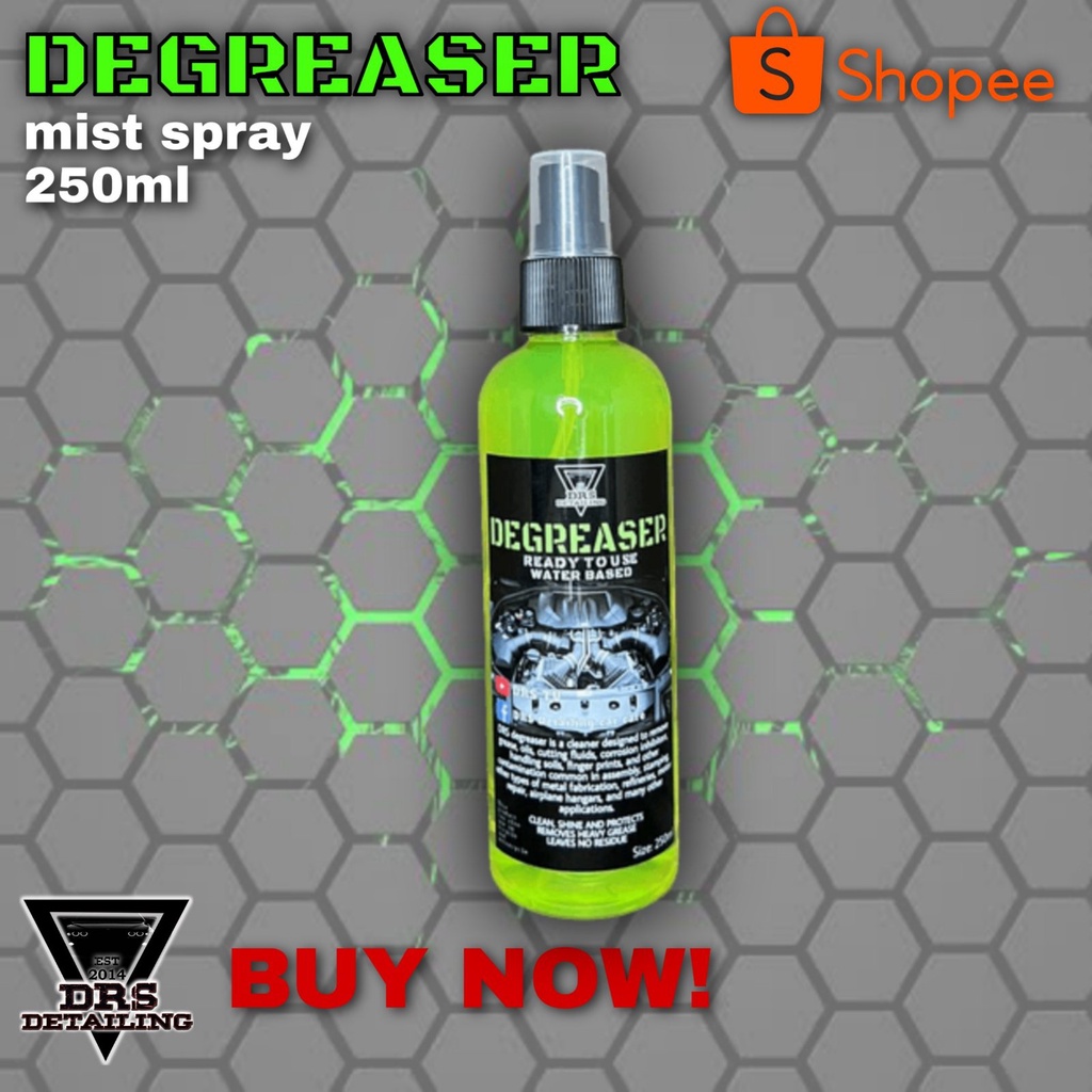 Drs Detailing Degreaser 250ml w/ free micro fiber cloth and sticker ...