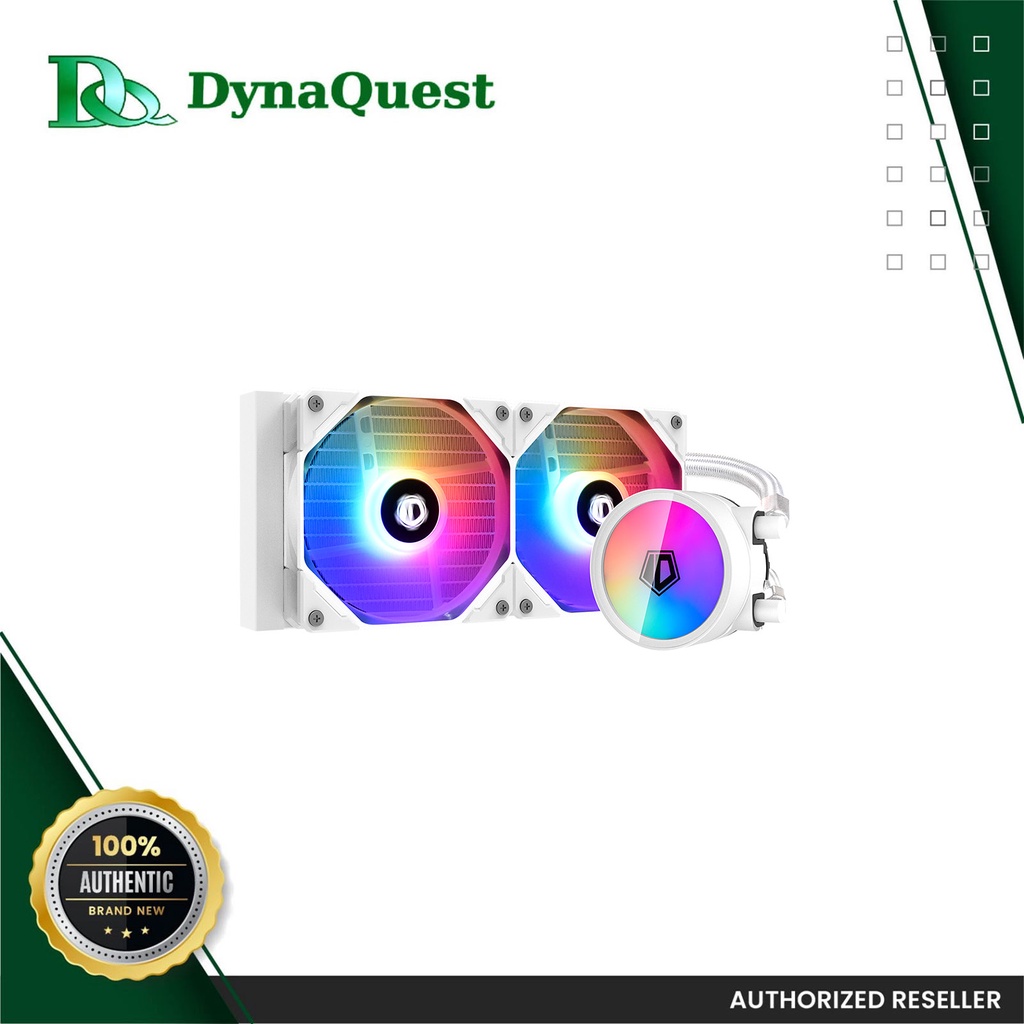 ID-COOLING Zoomflow 240 XT SNOW ARGB Sync Liquid AIO CPU Cooler | Shopee Philippines