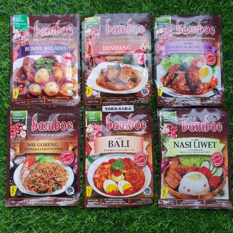 Bamboe Seasoning - Instant Bamboo Seasoning Sachet Nusantara Cuisine ...