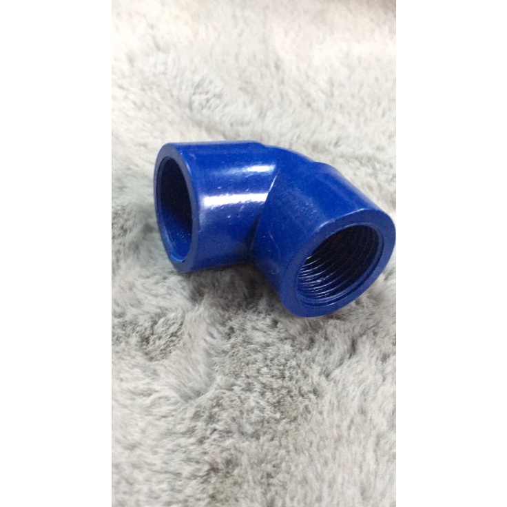 PVC blue elbow with thread 90degree | Shopee Philippines