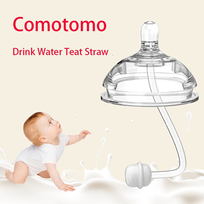 Comotomo botol Replacement Teat Straw set drinking nipple | Shopee ...