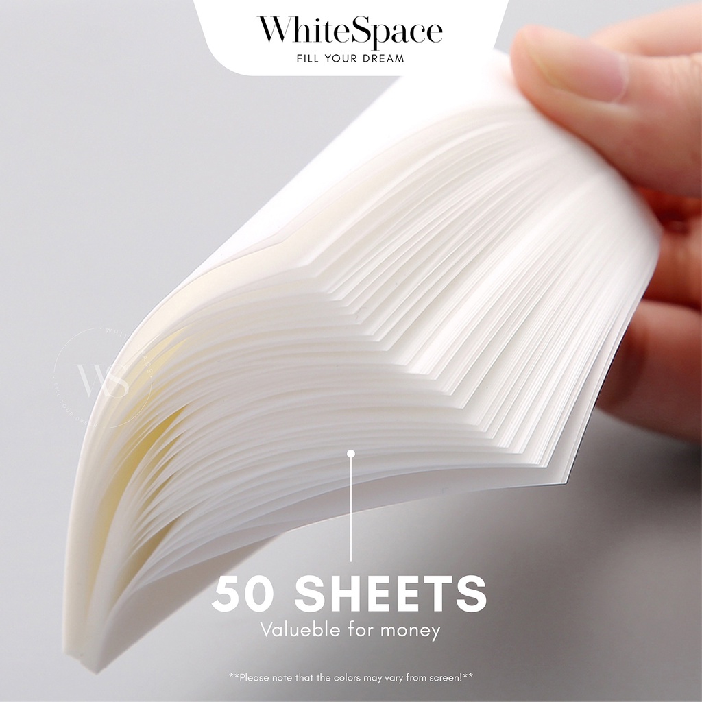 50 transparent notes waterproof note paper transparent notes ...