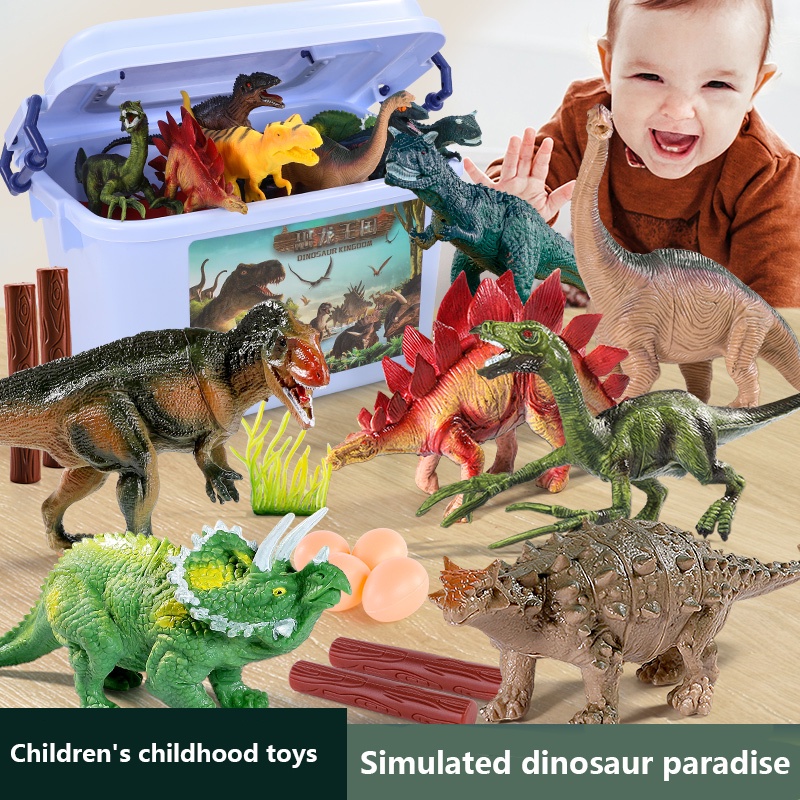 Dinosaur simulation model suit Tyrannosaurus Rex soft rubber animal toy ...