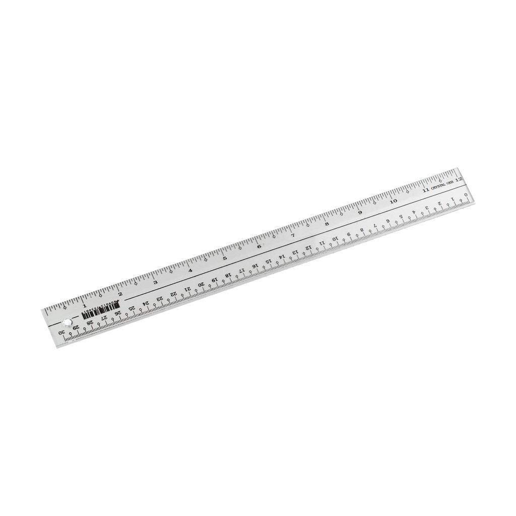 Crystal Ruler Clear 1203 (24Pcs) | Shopee Philippines