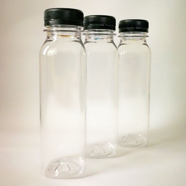 Square Pet Bottles 250ml 300ml 500ml 100ml | Shopee Philippines