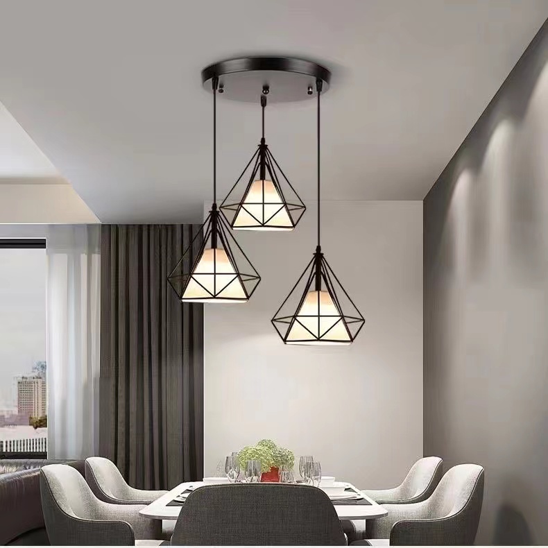 【Free Bulb】Chandelier Vintage Ceiling Light For Living Room drop Light ...