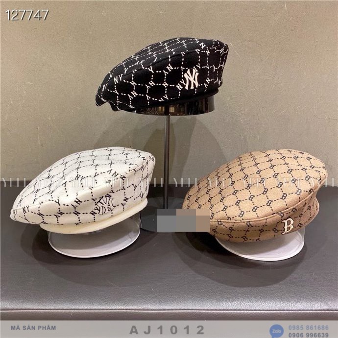 Mlb Beret Monogram Beret Beret Bergram Beret | Shopee Philippines