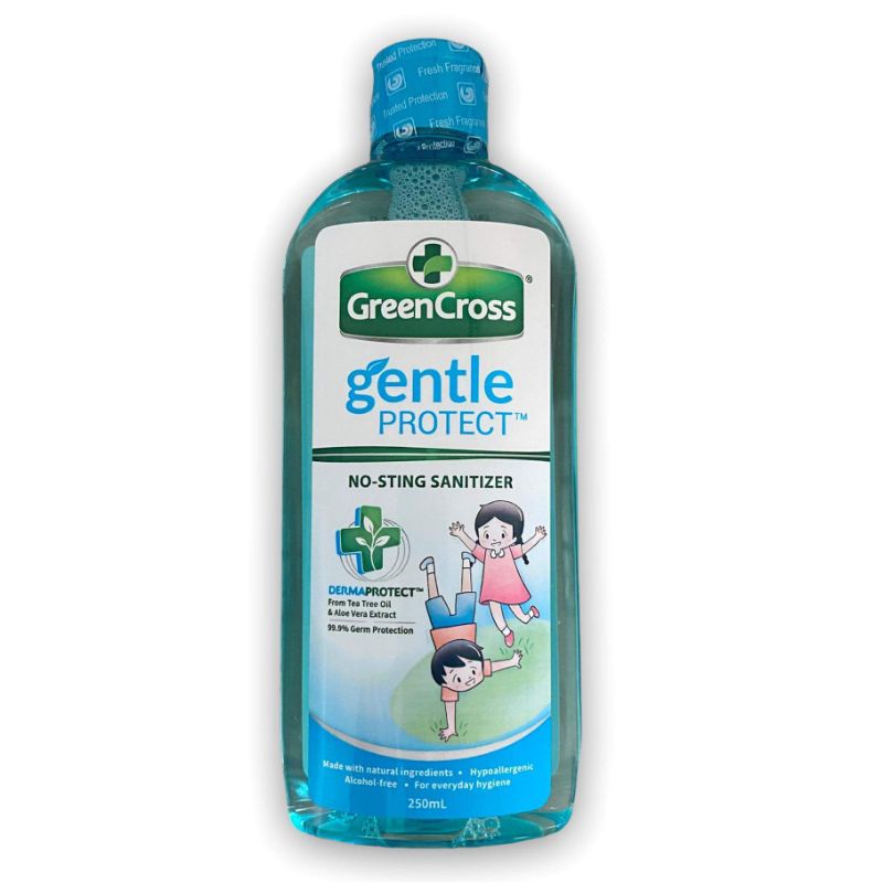 GreenCross Gentle Protect No-Sting Sanitizer Kids Alcohol 250ml ...