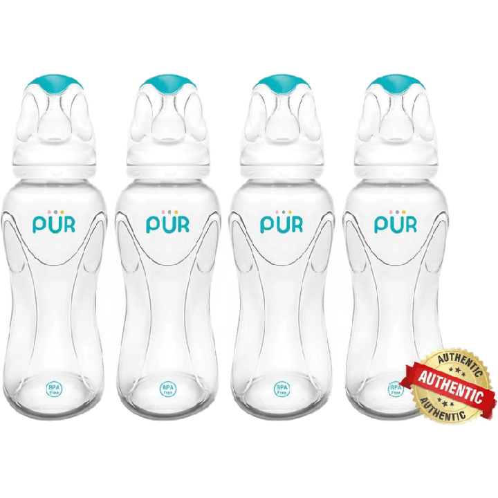 Pur Advanced 8oz Slimneck Feeding Bottle - BUY 3 GET 1 (100% Anti-Colic ...