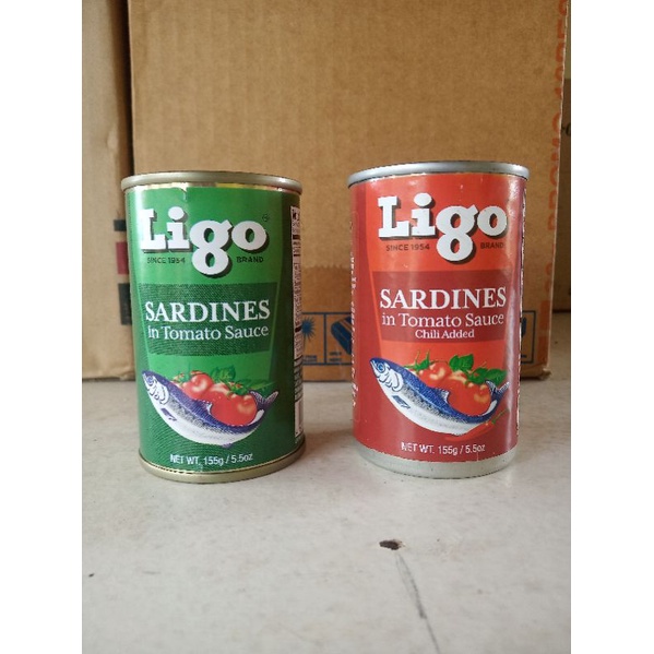 Ligo Sardines Red/Green 155g | Shopee Philippines