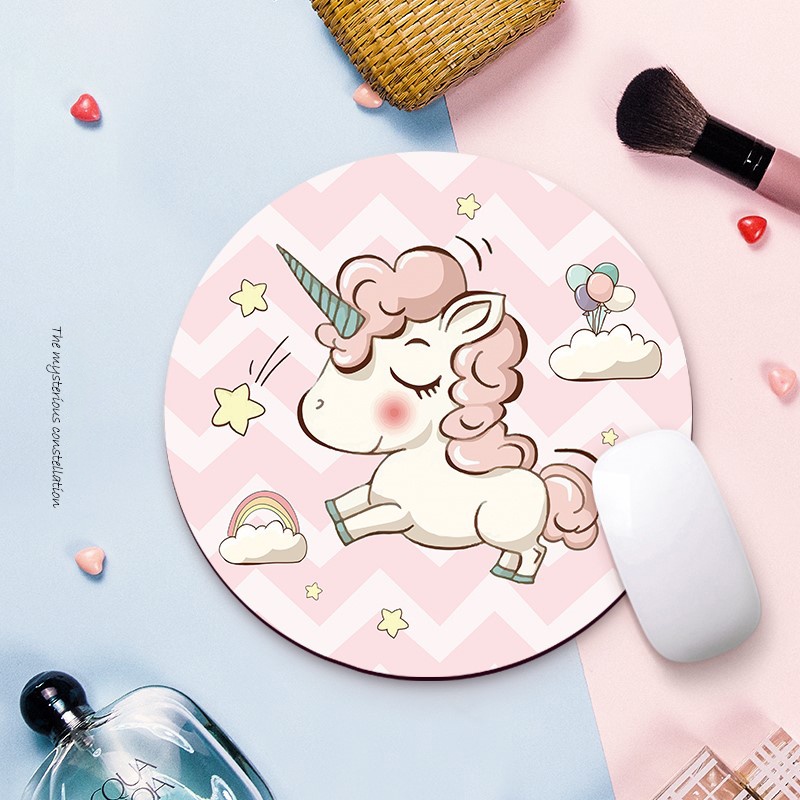 Korean cartoon 20*0.2cm mouse pad sublimation printing round mouse pad ... Korean cartoon 20*0.2cm mouse pad sublimation printing round mouse pad ...