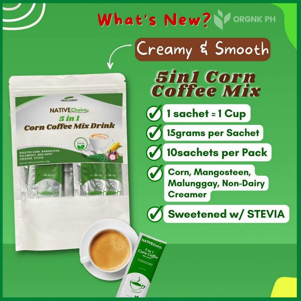 Malunggay Mangosteen Corn Coffee 5-in-1 Corn Coffee Mix Drink No ...