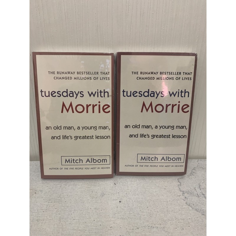 AUTHENTIC Tuesdays With Morrie : An old man, a young man, and life's ...