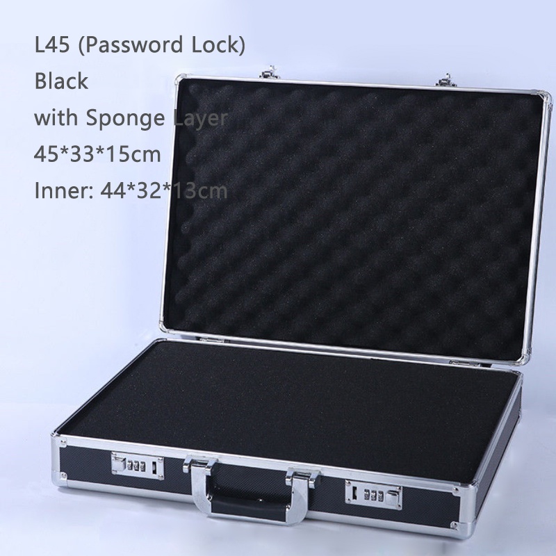 Portable Aluminum Carry Case Tool Box Password Safety Equipment ...