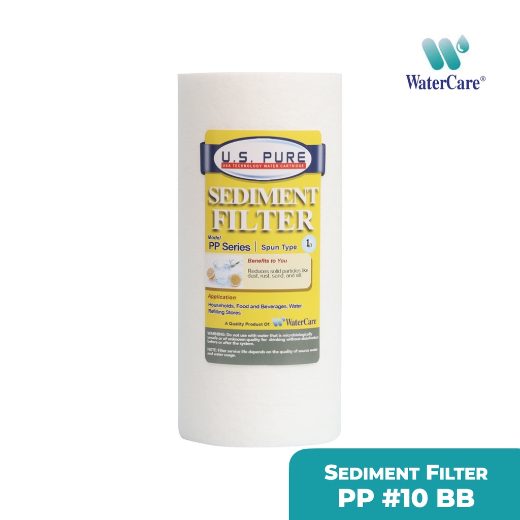 WaterCare Sediment Water Filter - US Pure PP #10 BB (1 or 5 micron ...