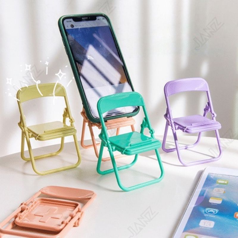 Macaron Folding Chair Model Hp Stand | Shopee Philippines