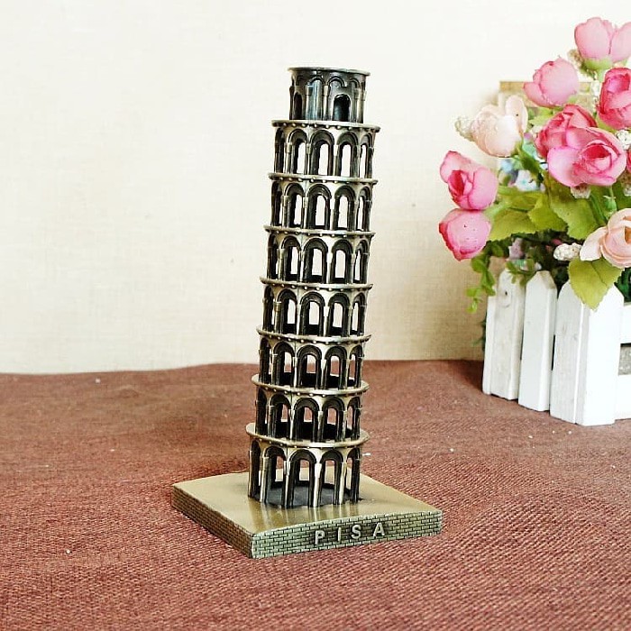 Mi017 Miniature Tower Pisa Italy Italy Tower Chatedral Display Souven ...