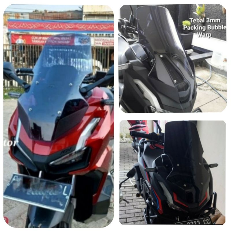 Honda ADV 160 150 Visor Windshield Honda ADV 160 150 height 58 cm ...