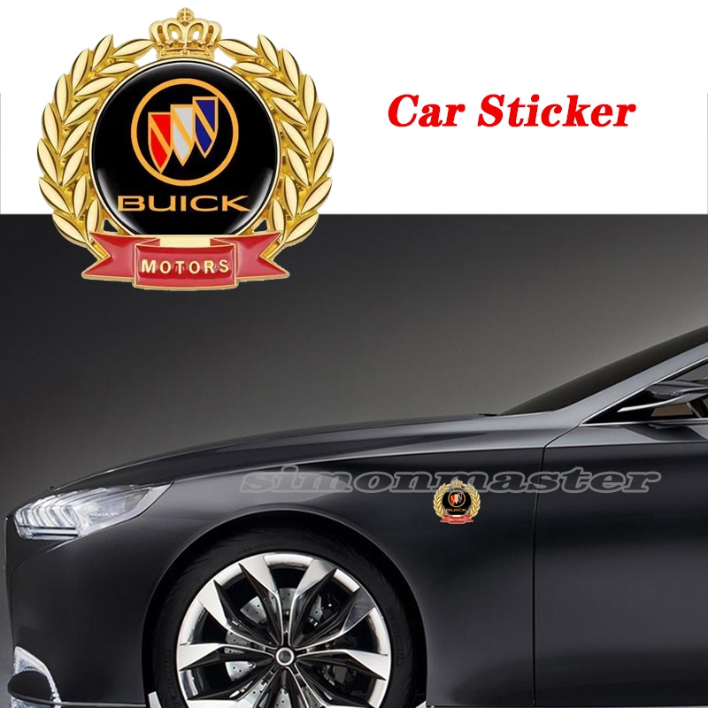 1PC 3D Modified Metal Car Trunk Emblem Sticker Auto Window Side ...