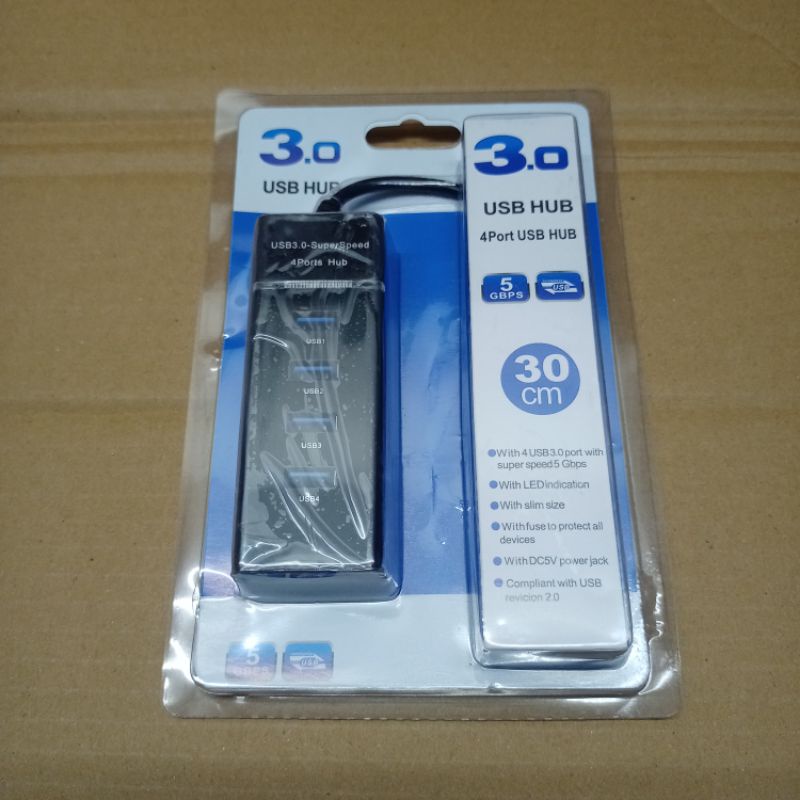 USB HUB 4 PORT 3.0 SPEED WITH FUSE TO PROTECT DEVICES | Shopee Philippines