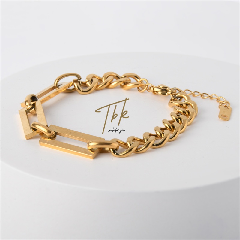 TBK 18K Gold Cubic Zirconia Bracelet Accessories For Women 1062b ...