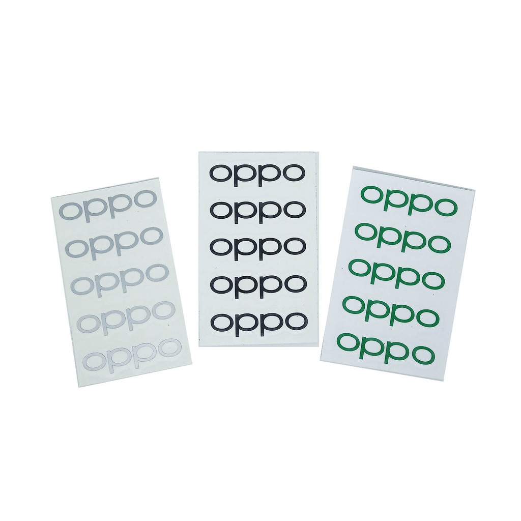 Oppo New Version HP Cutting Vinyl Sticker Set of 5pcs (There Are Other ...