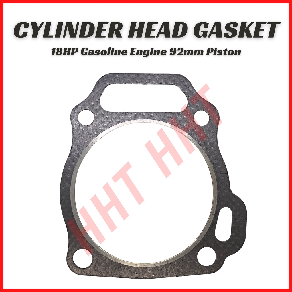 18 HP Marine Gasoline Engine Cylinder Head Gasket 92mm Piston Yamma ...