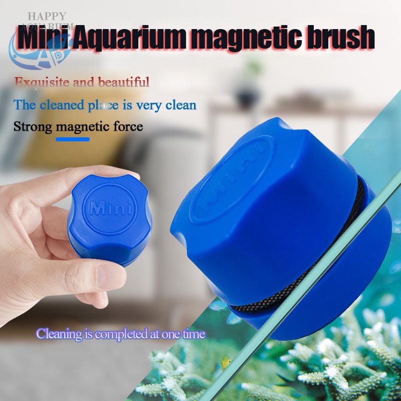 Aquarium Powerful Mini Magnetic Magnet Brush Cleaner For Glass Surface ...