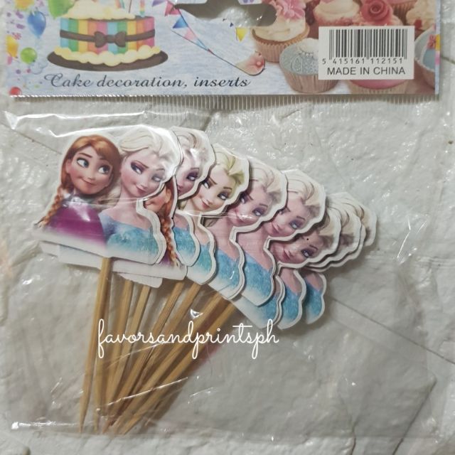DISNEY FROZEN / ENCANTO CUPCAKE TOOTHPICK TOPPERS | Shopee Philippines