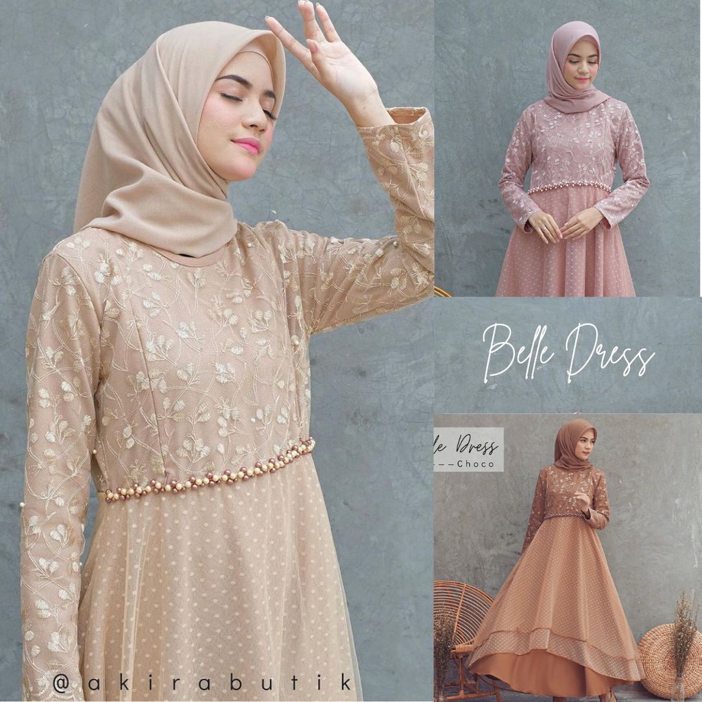 (There Is JUMBO) ORIGINAL GAMIS PREMIUM Clothes Latest DRESS BELLE ...