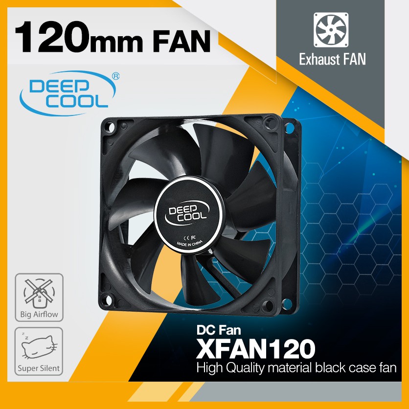 DEEP COOL XFAN 120 / 80 EXHAUST FAN COOLER | Shopee Philippines