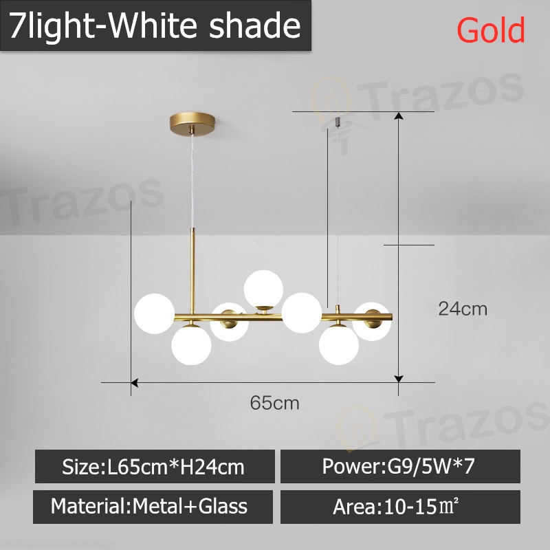 Trazos Black Ceiling Lights Modern Led Hanging Pendant Lamp Over The ...