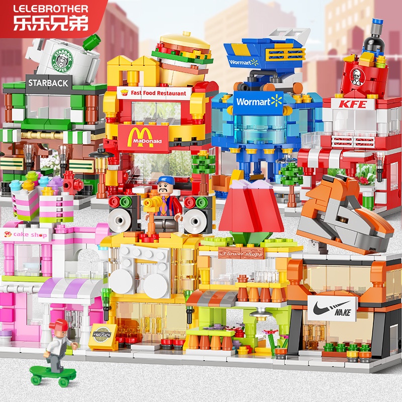Streetside Snacks Street View Building Blocks Mini Particles Puzzle ...