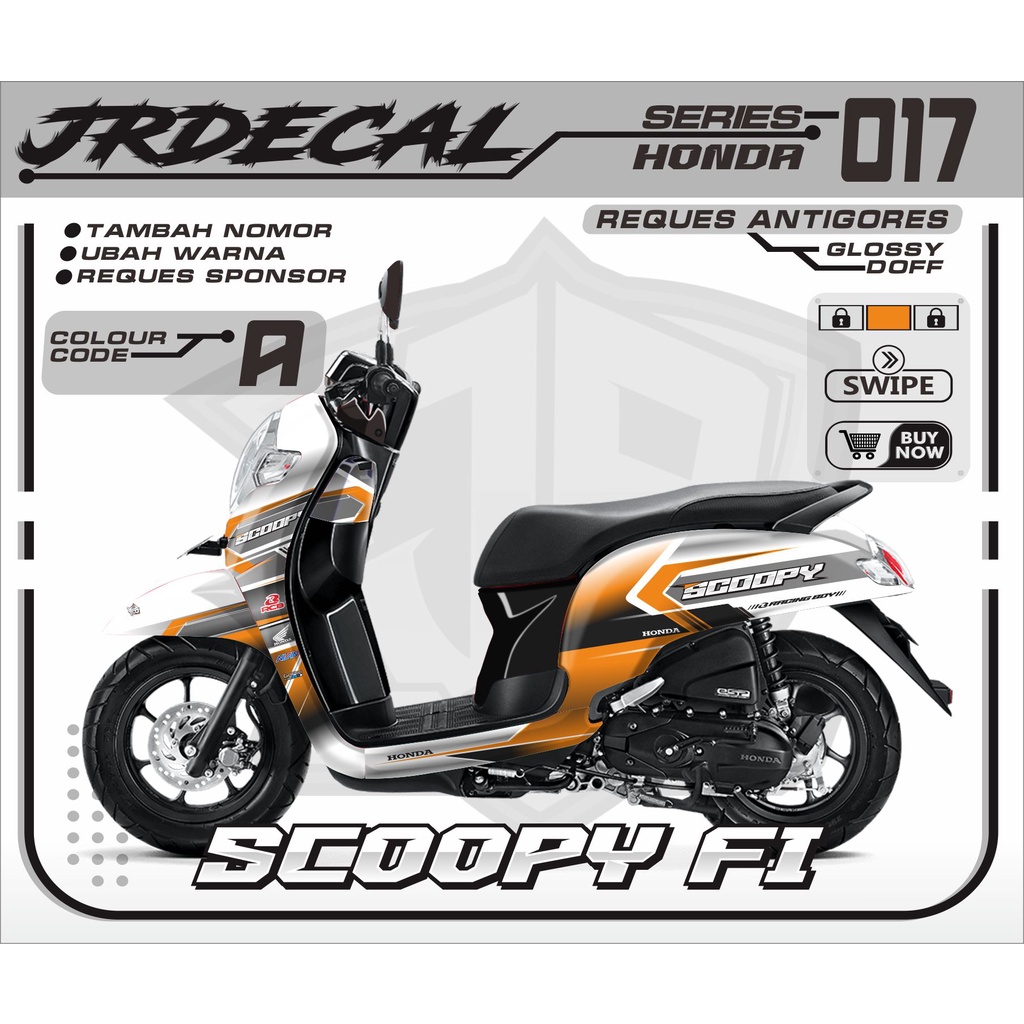 White Scoopy Decal Full body Full Block Variations White Scopy Decal ...