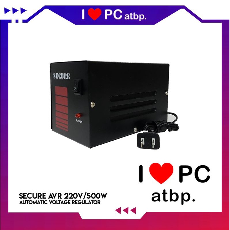 Secure Computer AVR/Automatic Voltage Regulator 220V/500W | Shopee ...