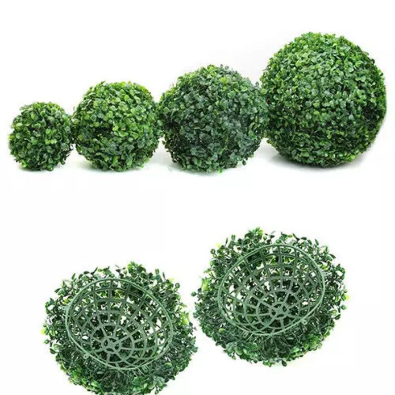 1Pc. Green Grass Balls Decoration #XS-12cm #Small-18cm #Med.-23cm # ...
