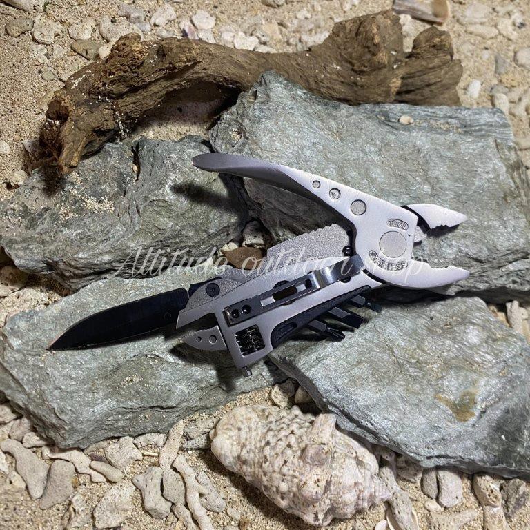 Jeep Adjustable Wrench Screwdriver Pliers Knife Multi Tool camping tool ...